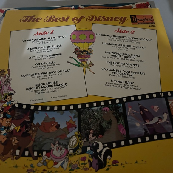 disneyland | Media | The Best Of Disney Volume Two 2 Record Lp ...